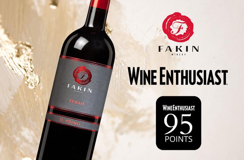 The First Teran to Score 95 WE Points: Fakin Winery Makes History ...